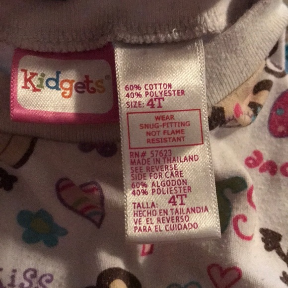 Pajamas | Girls Monkey Pajama Set | Poshmark